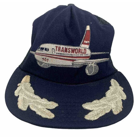 Snapback | Accessories | Twa Trans World Airline Blue Vintage Hat Cap ...